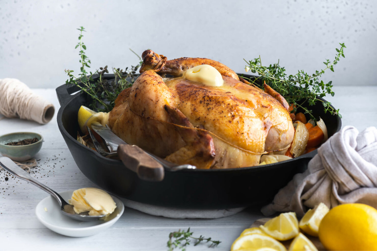 Butter-Basted Whole Roast Chicken - Challenge Dairy