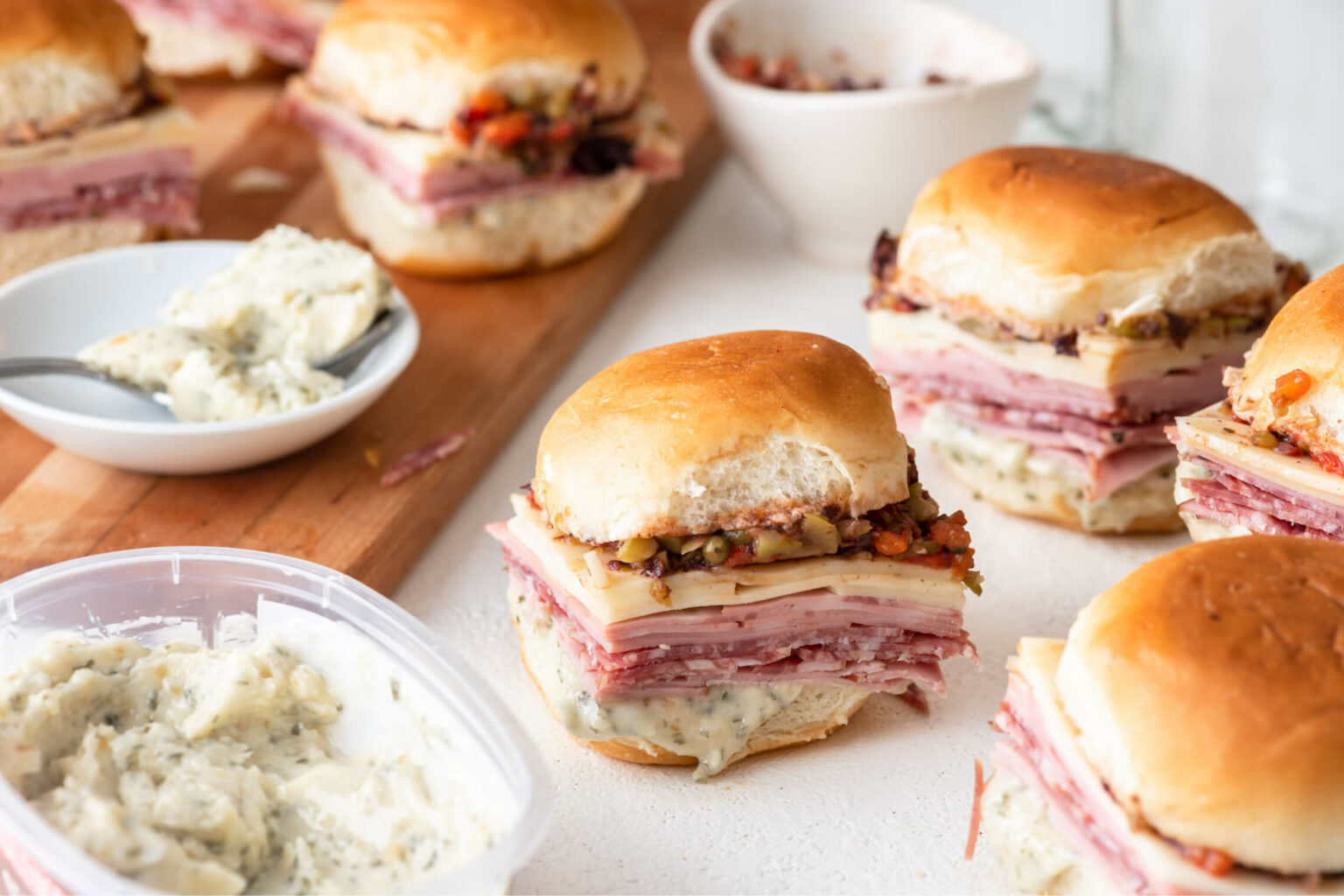 Muffuletta Sliders - Challenge Dairy