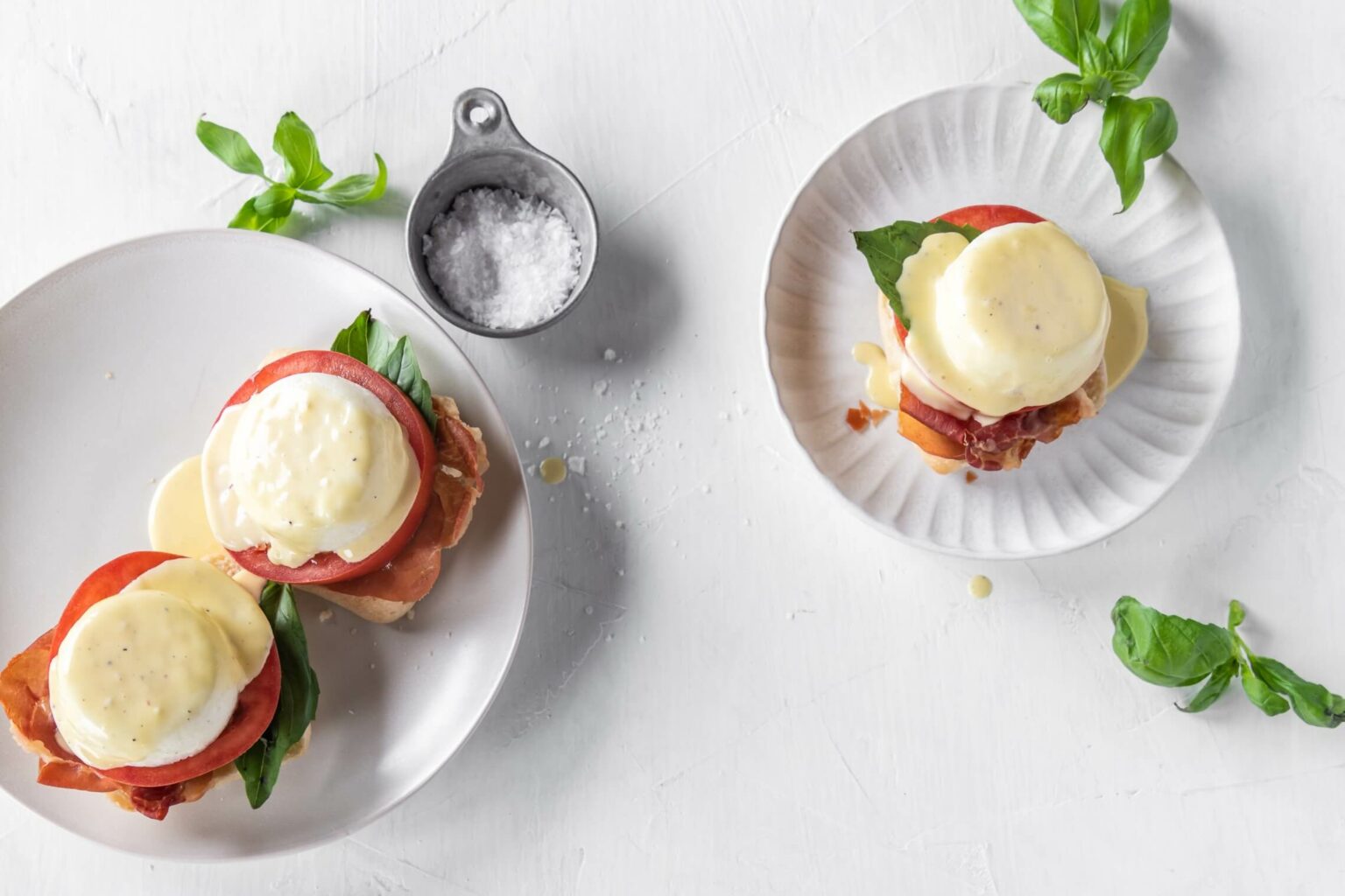 Prosciutto Tomato Benedict - Challenge Dairy