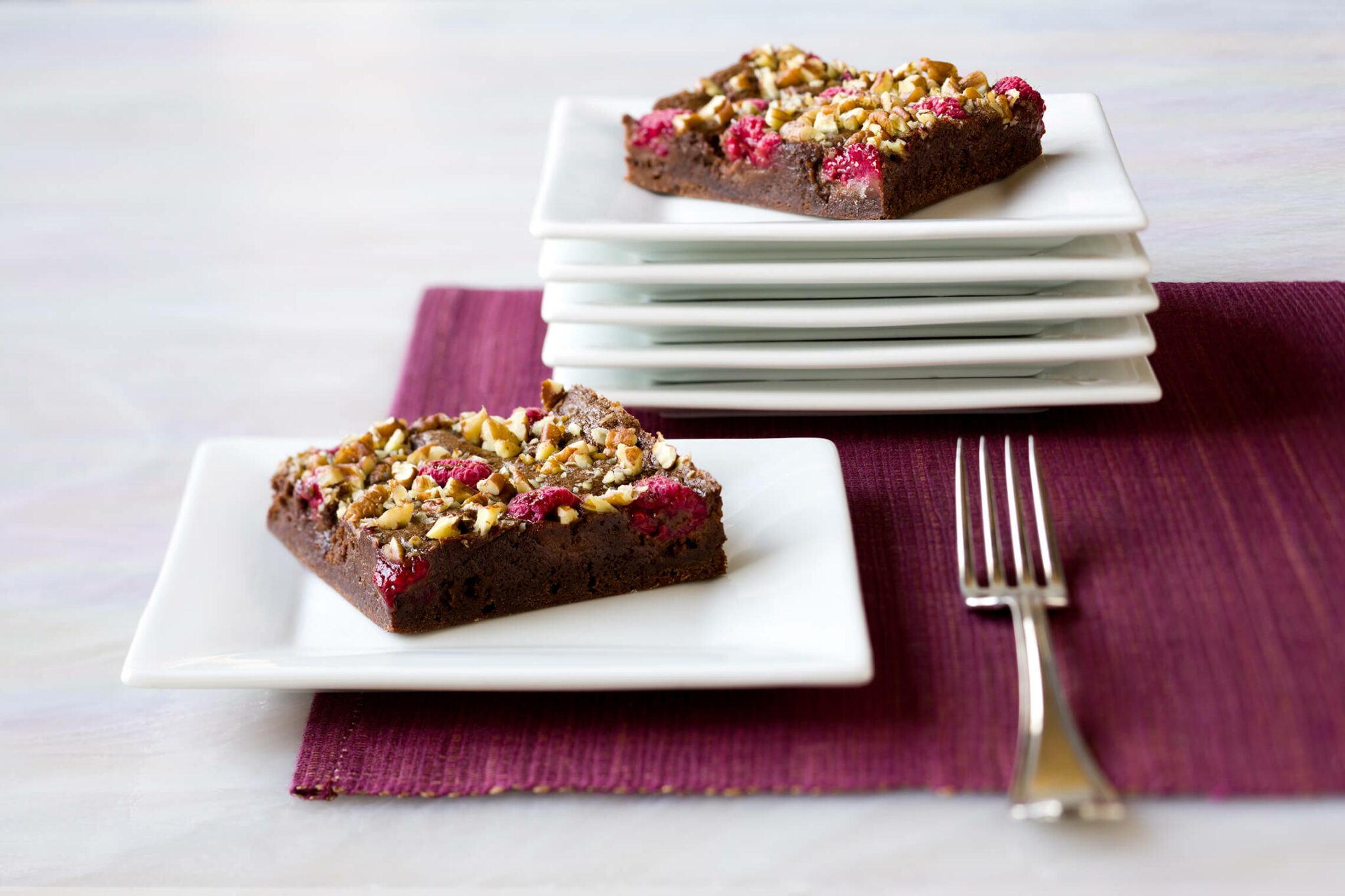Raspberry Brownies - Challenge Dairy