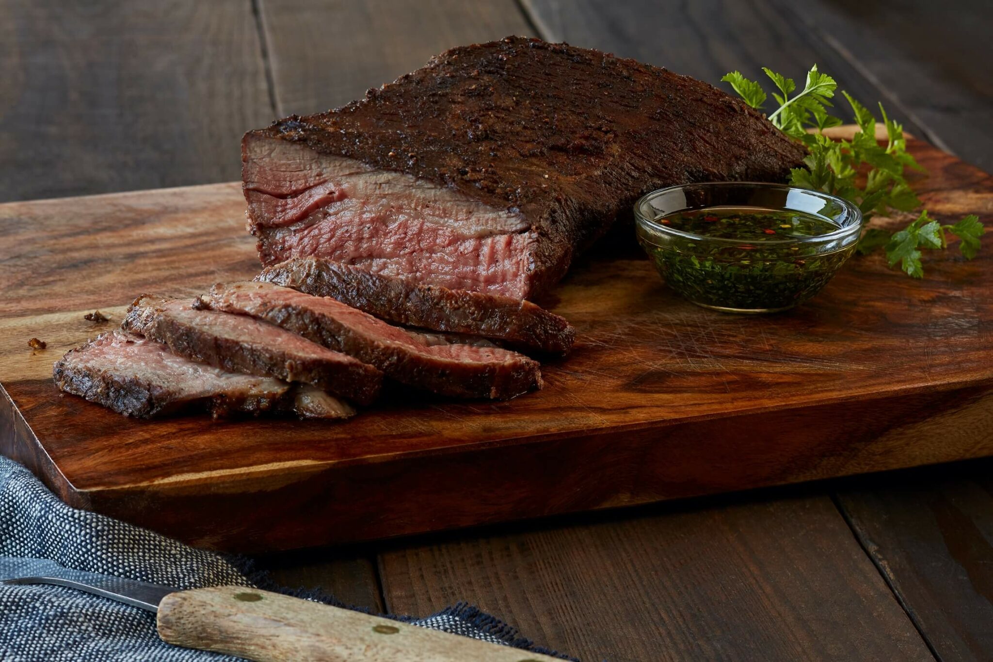 Santa Maria Style BBQ Tri-Tip with Chimichurri Butter - Challenge Dairy